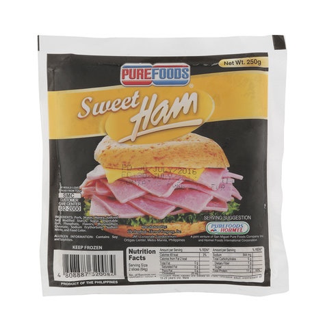 Purefood Sweet Ham Sliced 250g - MegaMart Bahrain